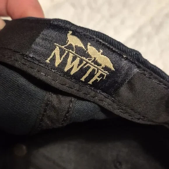 NWTF | Accessories | Nwtfturkey Black Sliderback Hat New | Poshmark